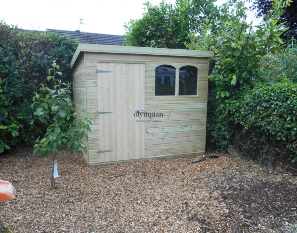 Traditional Pent Roof Garden Sheds | Olympian Garden Buildings
