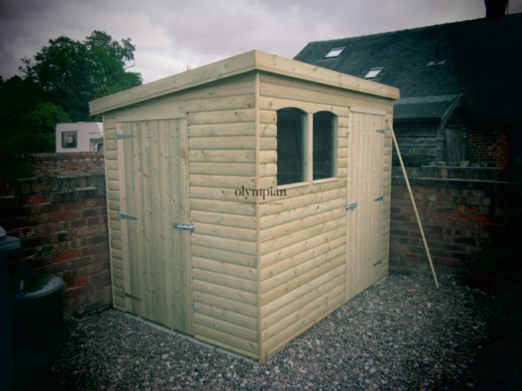 Traditional Pent Roof Garden Sheds | Olympian Garden Buildings