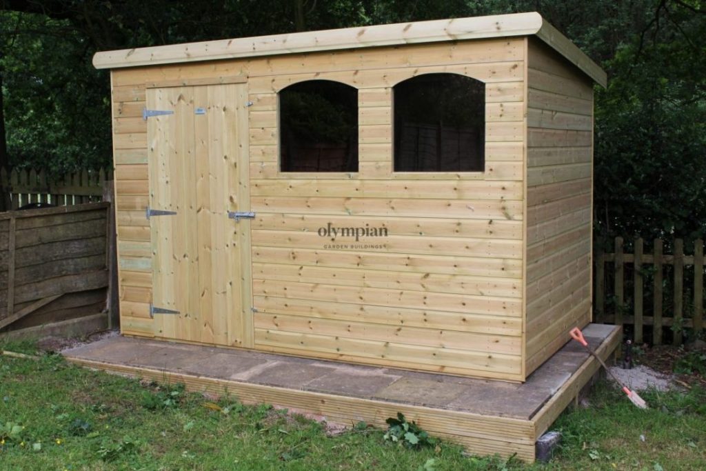 Traditional Pent Roof Garden Sheds | Olympian Garden Buildings