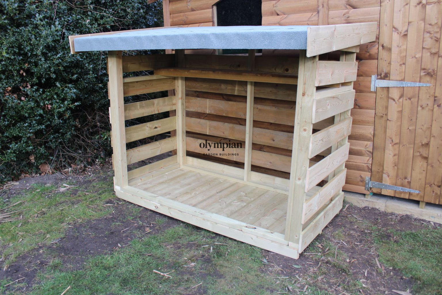 Wooden Log Store | Olympian Garden Buildings