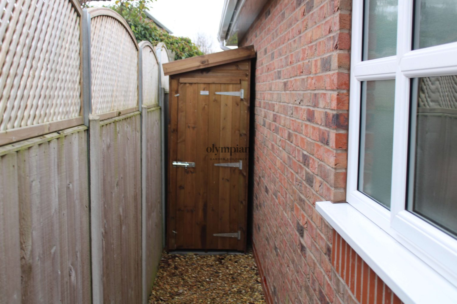 Alley Sheds | Side Alley Sheds | Olympian Garden Buildings