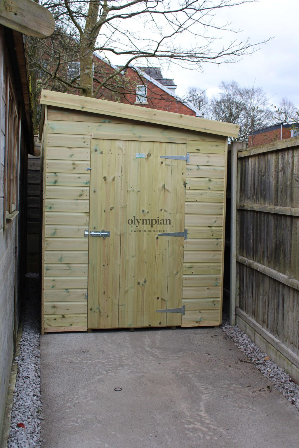 Alley Sheds | Side Alley Sheds | Olympian Garden Buildings