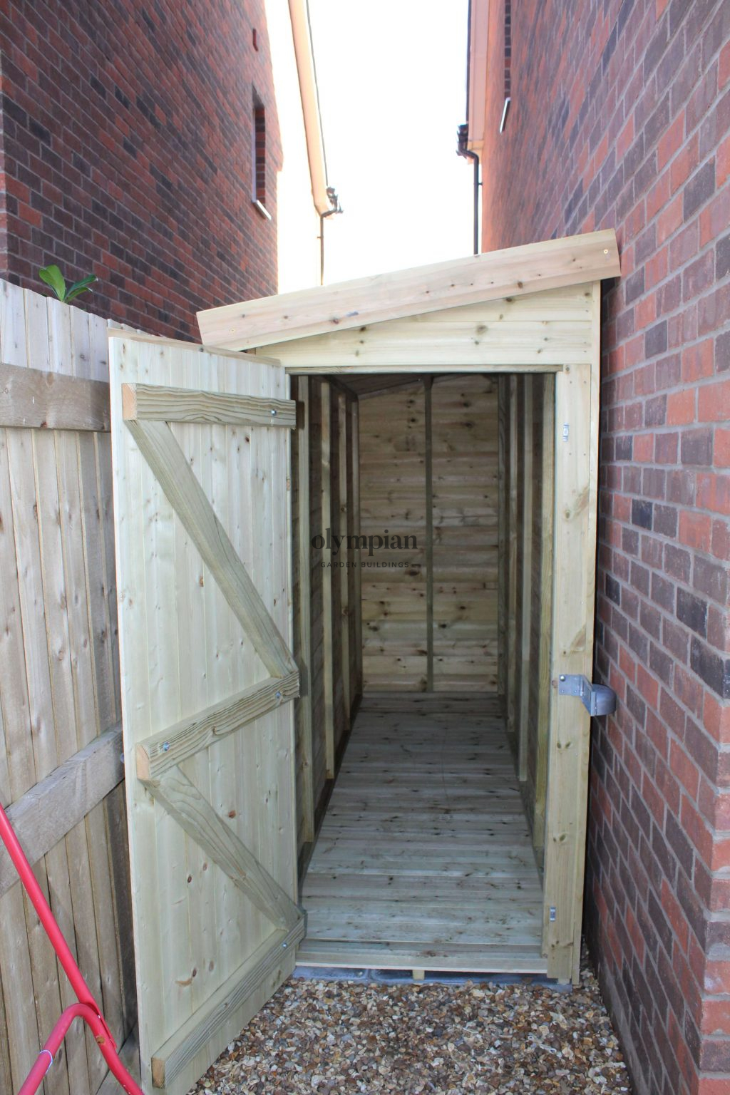 Alley Sheds | Side Alley Sheds | Olympian Garden Buildings