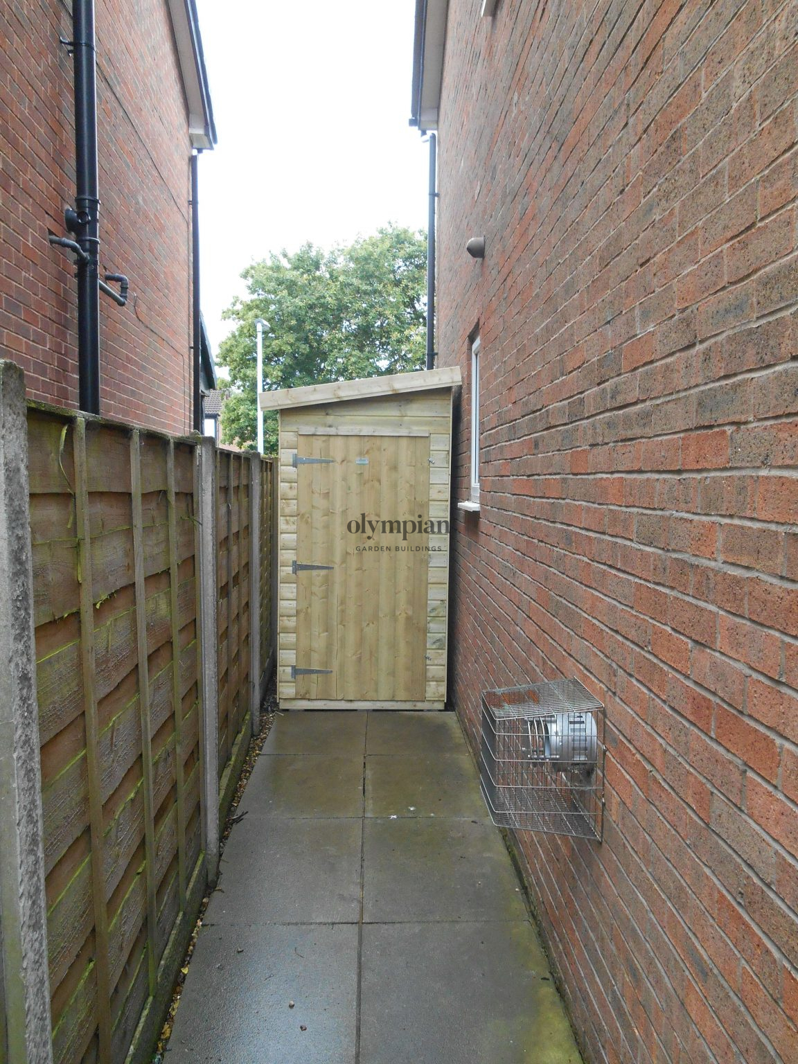 Alley Sheds | Side Alley Sheds | Olympian Garden Buildings