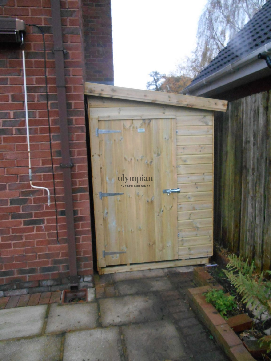 Alley Sheds | Side Alley Sheds | Olympian Garden Buildings