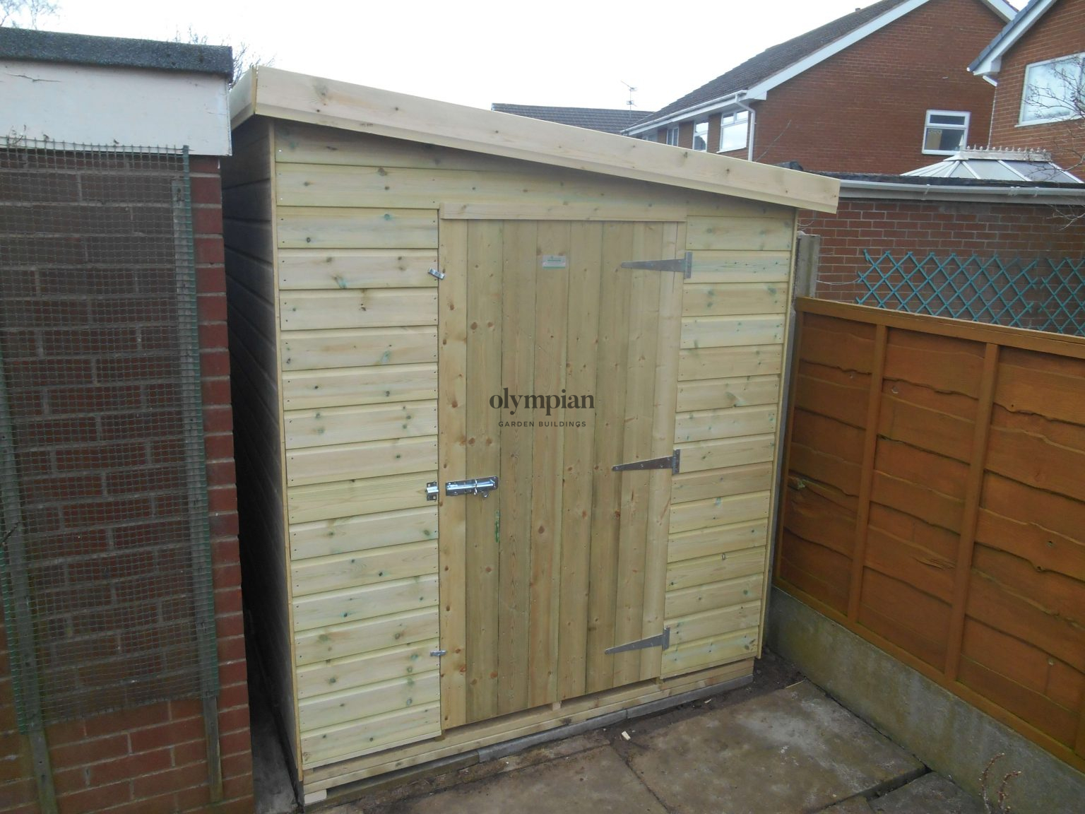 Alley Sheds | Side Alley Sheds | Olympian Garden Buildings