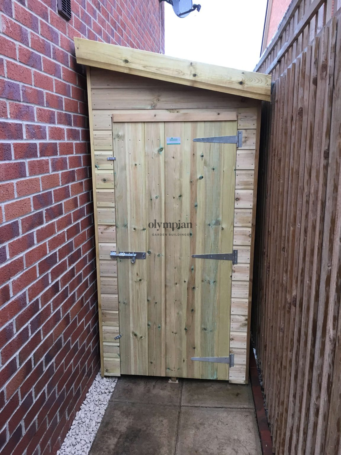 Alley Sheds | Side Alley Sheds | Olympian Garden Buildings