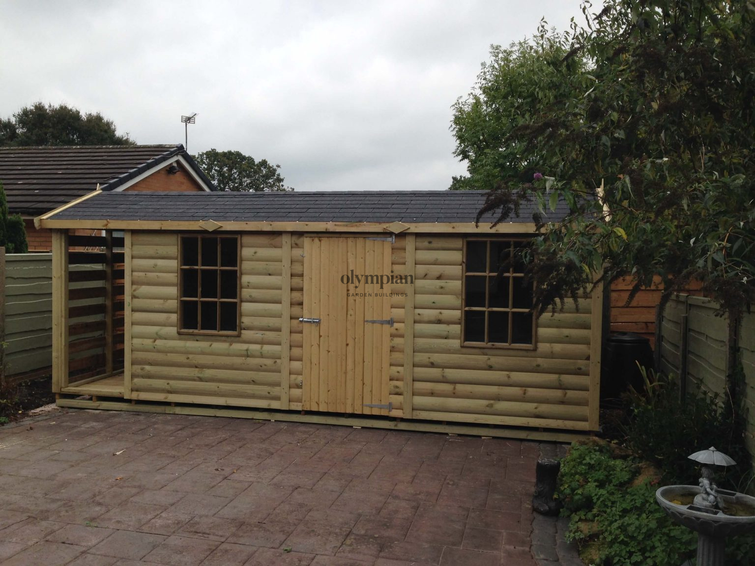Combination Sheds and Log Store | Olympian Garden Buildings