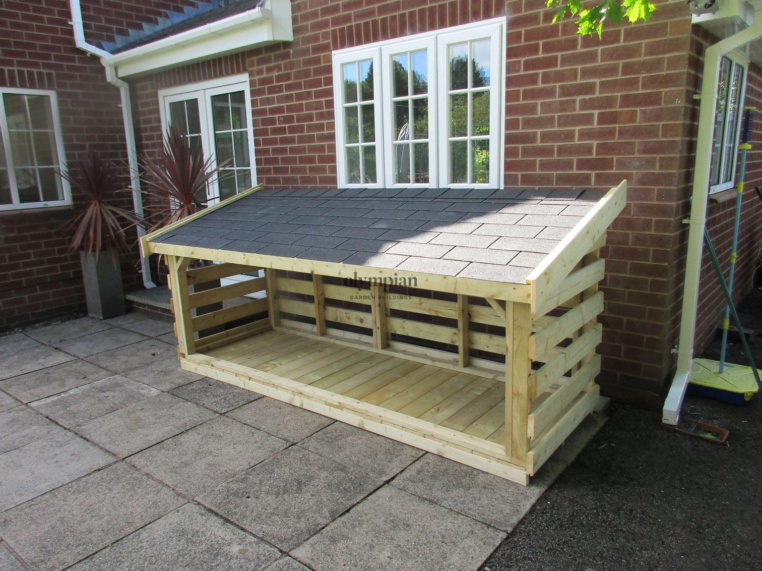 Wooden Log Store | Olympian Garden Buildings