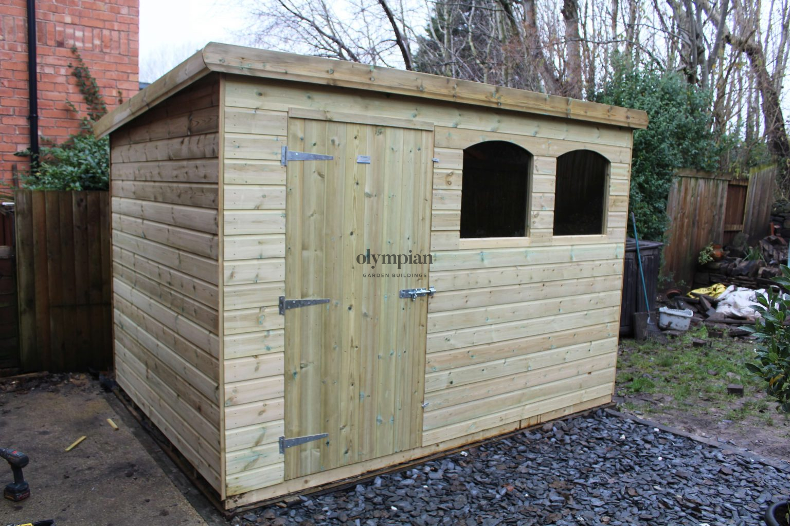 Standard Pent Roof Shed | Olympian Garden Buildings