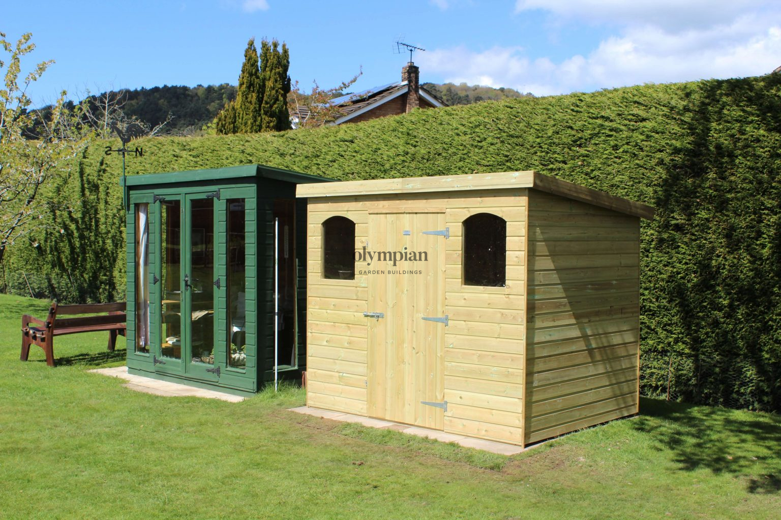 Standard Pent Roof Shed | Olympian Garden Buildings