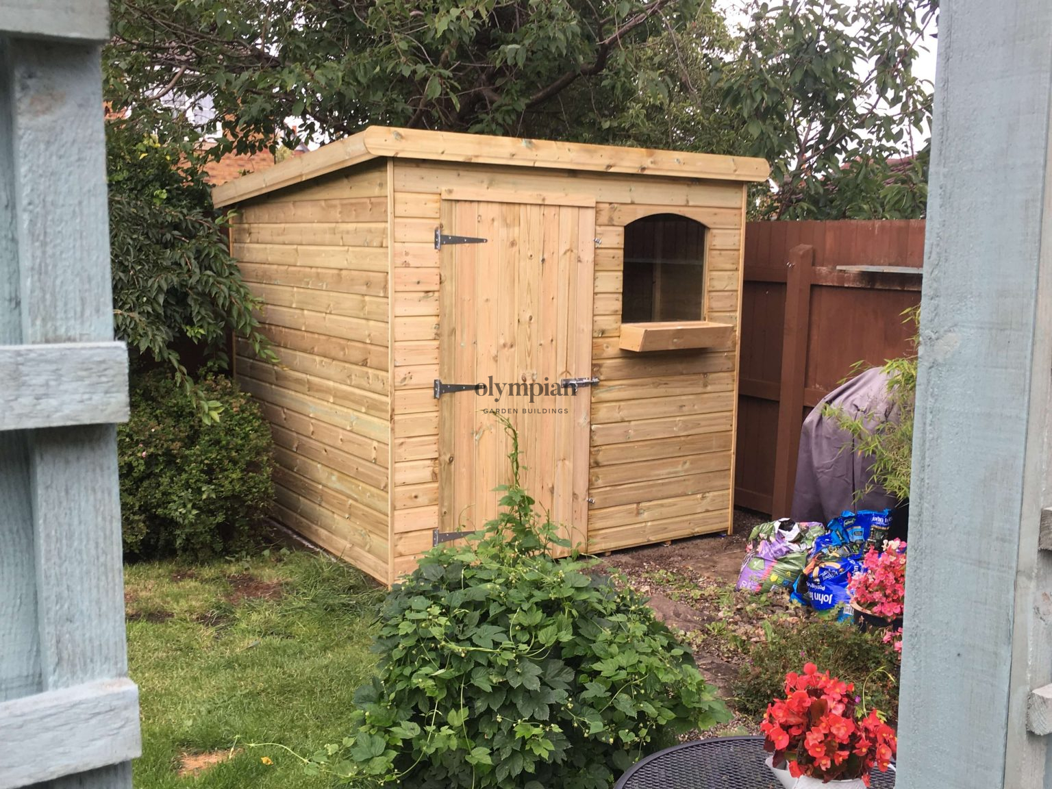 Standard Pent Roof Shed | Olympian Garden Buildings