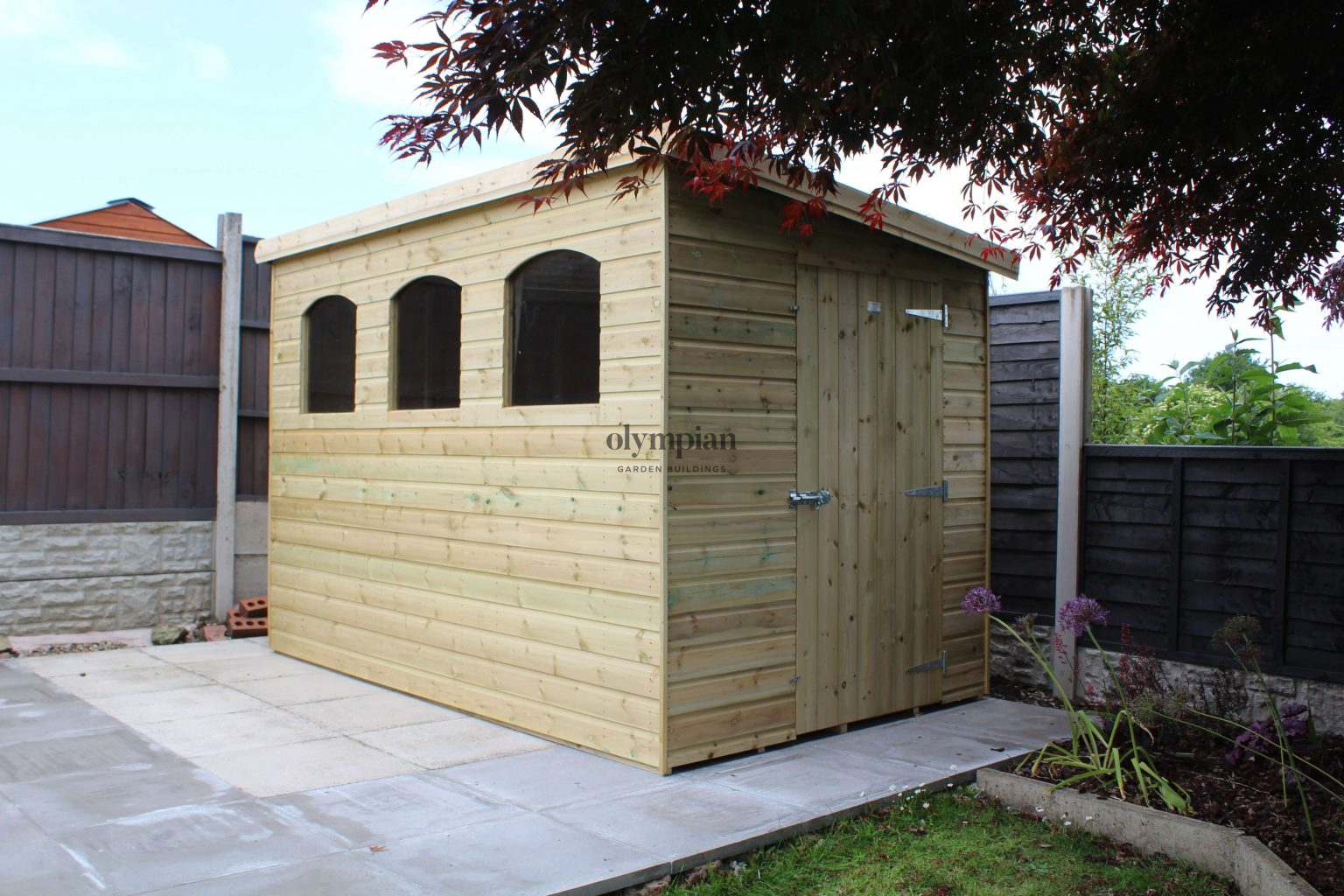 Standard Pent Roof Shed | Olympian Garden Buildings
