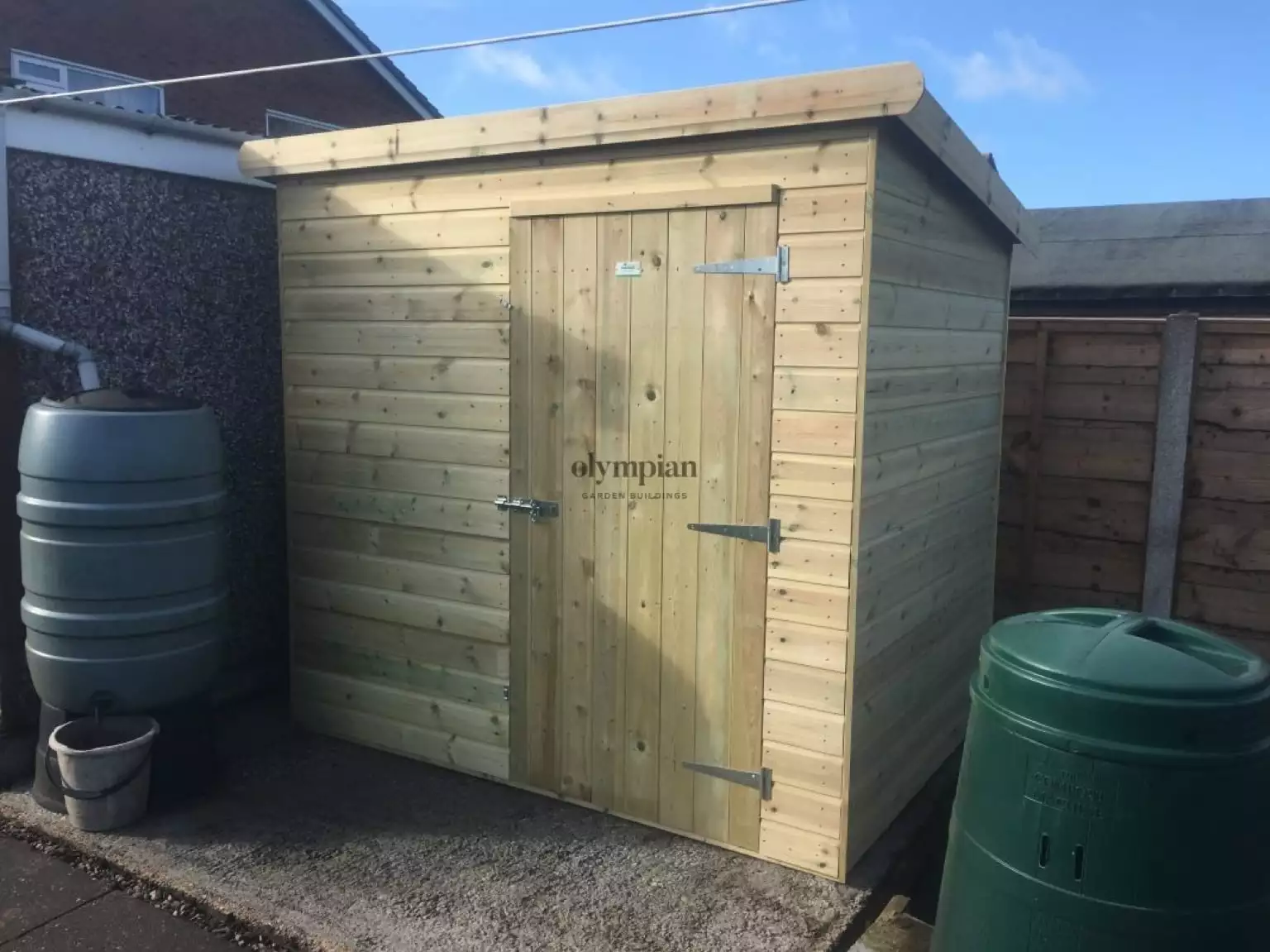 Traditional Pent Roof Garden Sheds | Olympian Garden Buildings